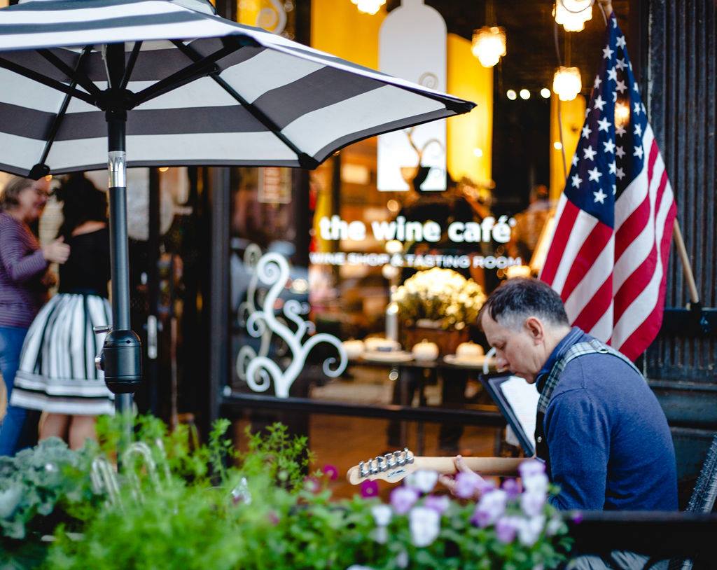Live Jazz with Champ at The Wine Café! - Cool Spring Downtown District